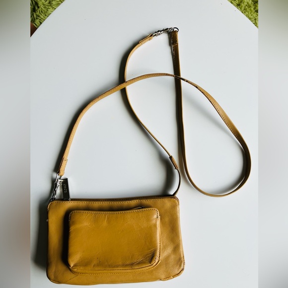 HOBO | Bags | Hobo International Yellow Leather Crossbody Wallet | Poshmark